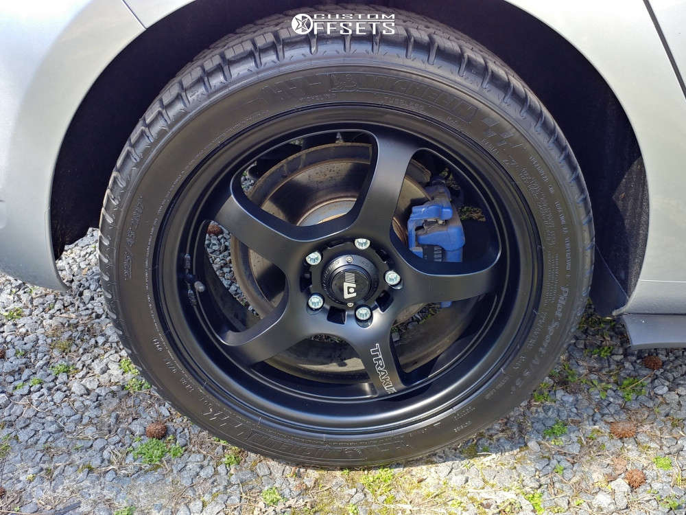 2011 Volkswagen Golf with 17x7 45 Motegi Mr131 and 225/45R17 Michelin ...