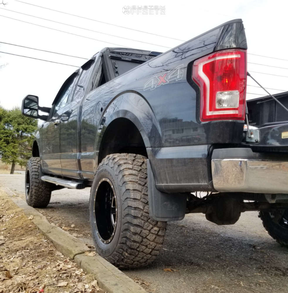 2015 Ford F-150 with 18x12 -44 Moto Metal Mo962 and 35/12.5R18 ...