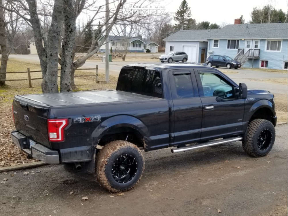 2015 Ford F-150 with 18x12 -44 Moto Metal Mo962 and 35/12.5R18 ...