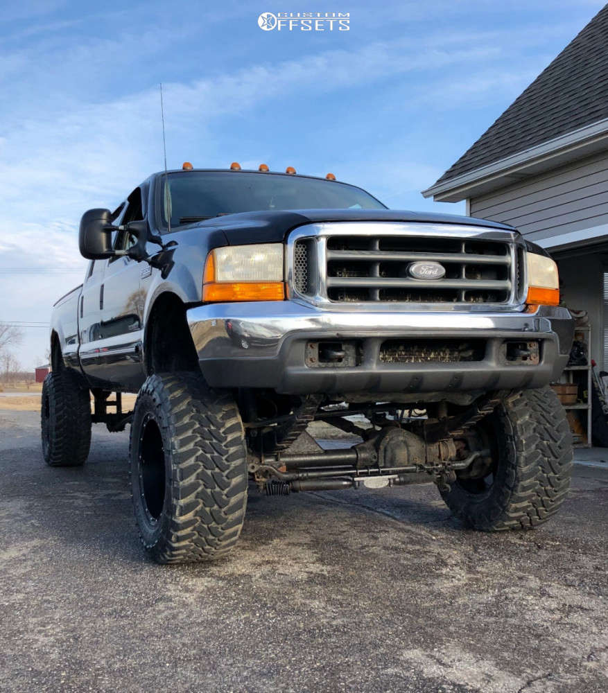 2000 Ford F-350 Super Duty with 20x12 -44 Fuel Hostage and 38/15.5R20 ...