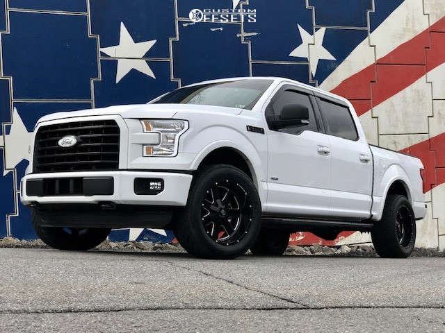 2016 Ford F-150 with 20x10 -25 Vision ARC and 305/50R20 Nitto NT420V ...