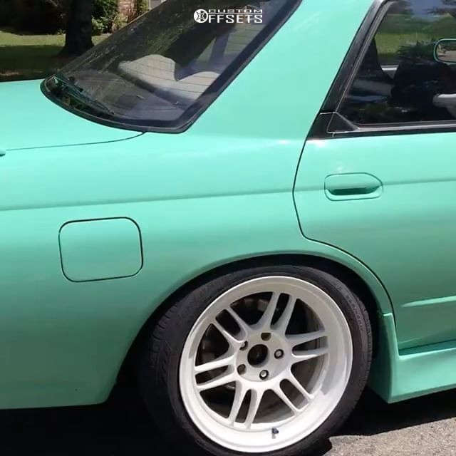 1990 Nissan Skyline with 17x9 35 Enkei RPF1 and 245/45R17 Douglas ...