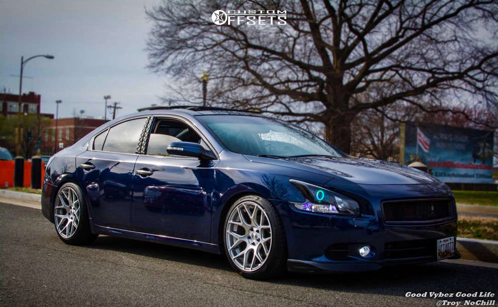 2014 Nissan Maxima with 19x9.5 28 Avant Garde M590 and 245/40R19 ...