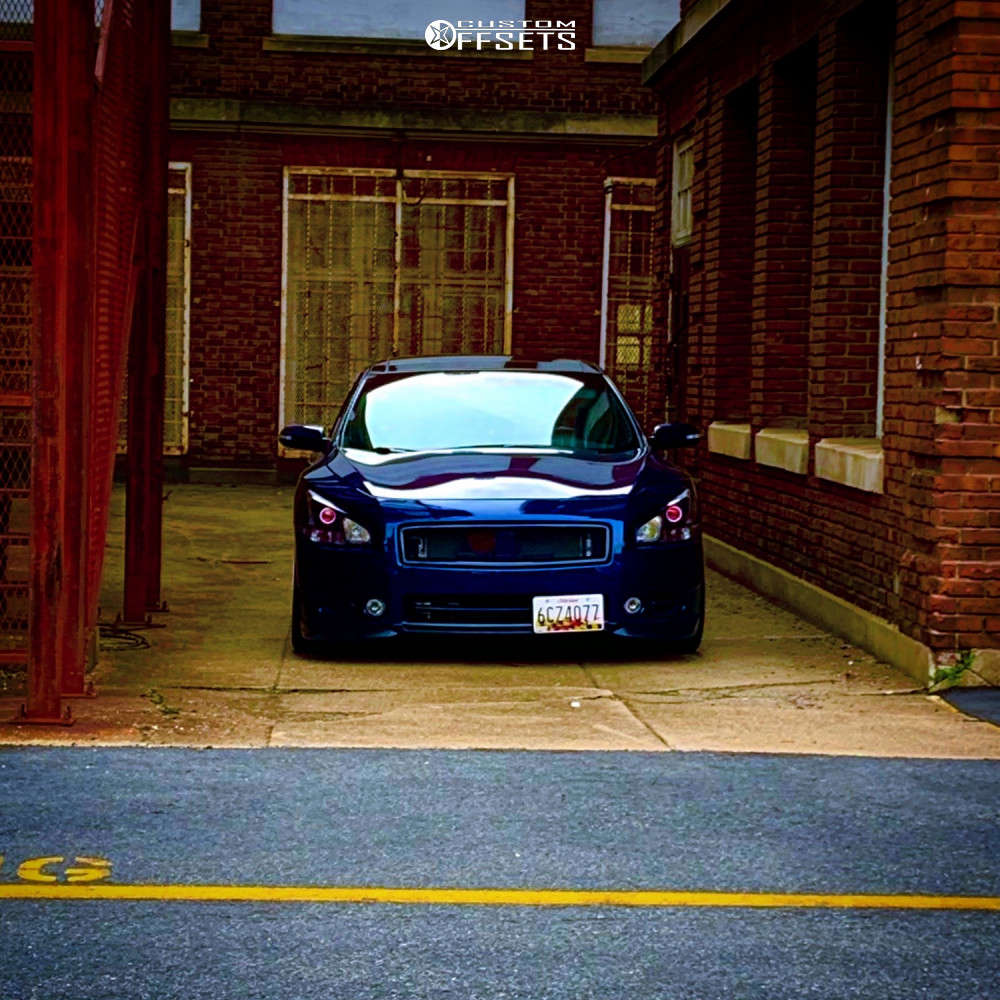 2014 Nissan Maxima with 19x9.5 28 Avant Garde M590 and 245/40R19 ...