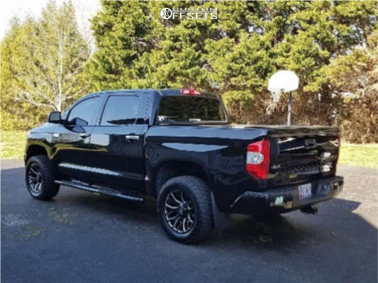 2017 Toyota Tundra with 20x9 1 Fuel Warrior and 285/55R20 Nitto Terra ...