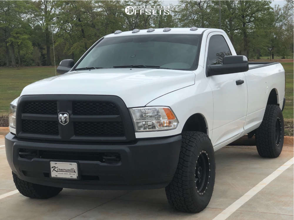 2018 Ram 2500 with 17x9 -12 Method The Standard and 305/70R17 Nitto ...