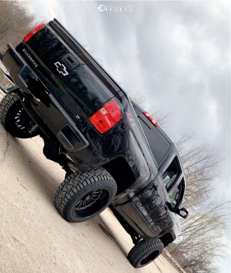 2018 Chevrolet Silverado 1500 with 22x12 -51 ARKON OFF-ROAD Alexander ...