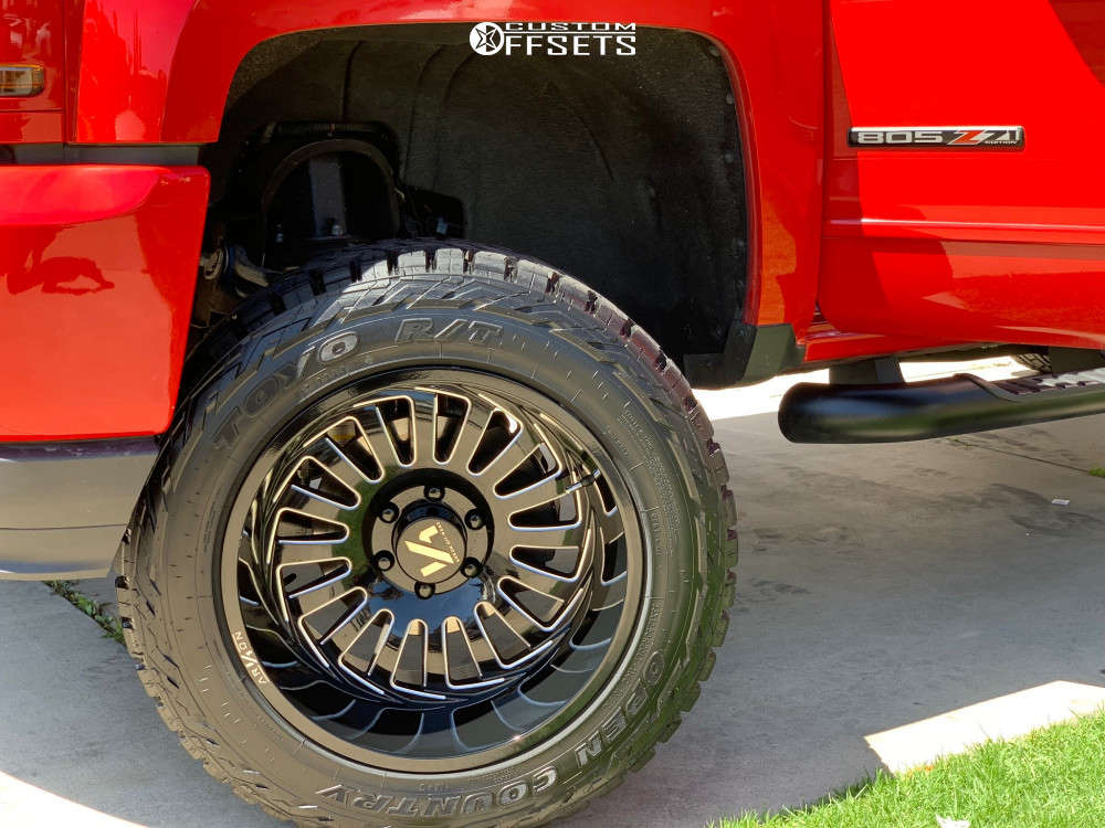 2018 Chevrolet Silverado 1500 with 20x12 -51 ARKON OFF-ROAD Alexander ...