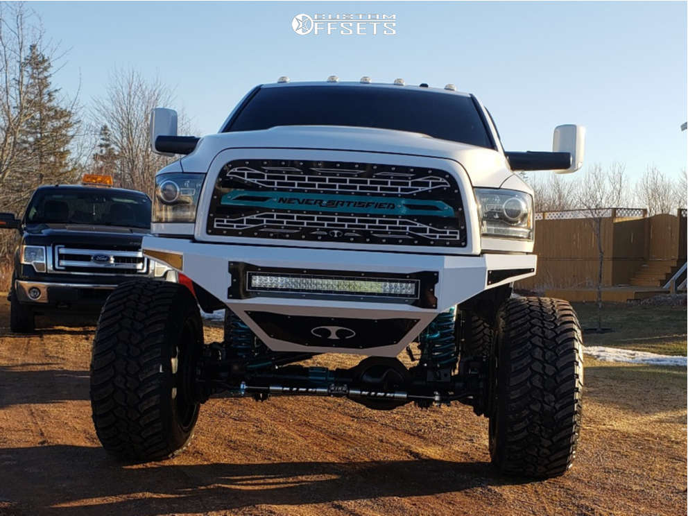 2014 Ram 2500 with 24x16 -100 Fuel Maverick and 40/15.5R24 AMP Mud ...