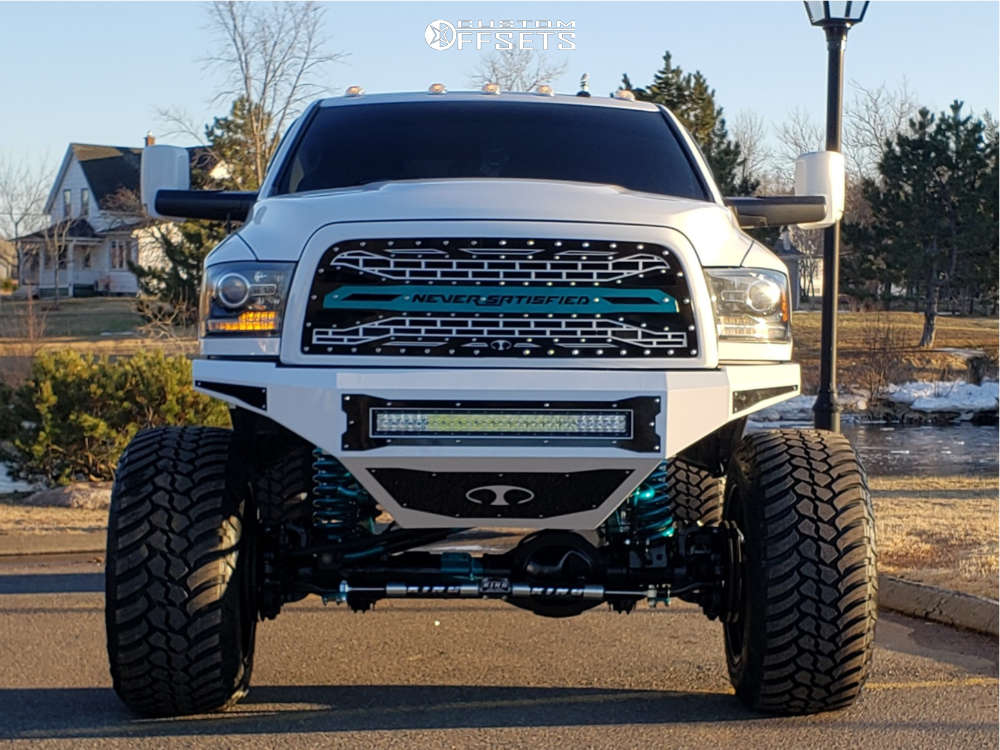 2014 Ram 2500 with 24x16 -100 Fuel Maverick and 40/15.5R24 AMP Mud ...