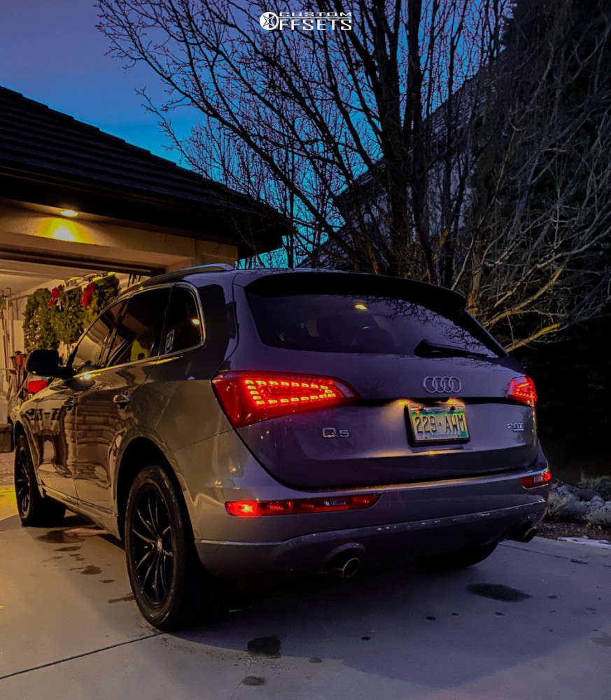 2012 Audi Q5 with 19x8.5 35 Konig Oversteer and 255/50R19 Yokohama ...