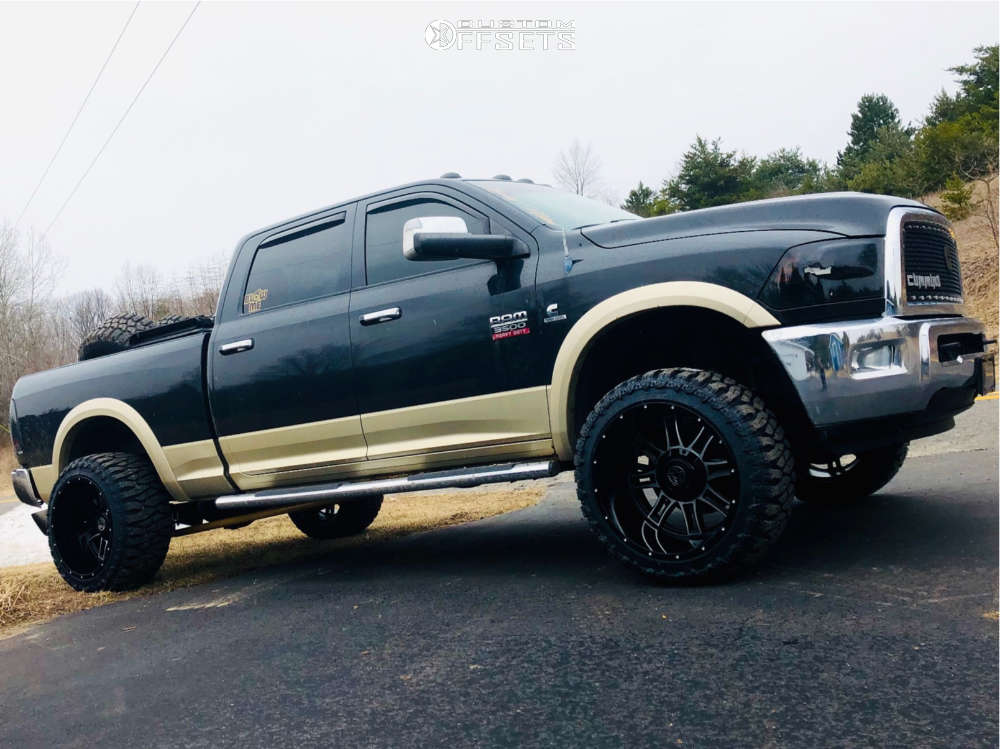 2011 Ram 3500 with 22x14 -76 Anthem Off-Road Instigator and 355/40R22 ...
