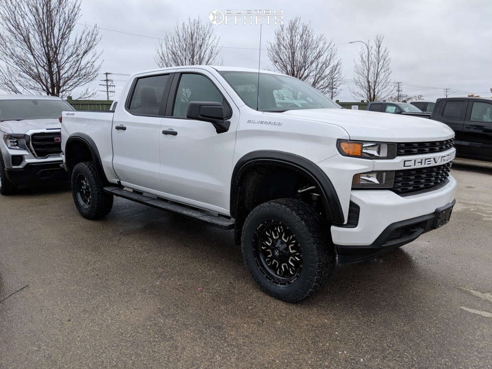 2019 Chevrolet Silverado 1500 with 20x9 1 Fuel Stroke and 295/60R20 ...