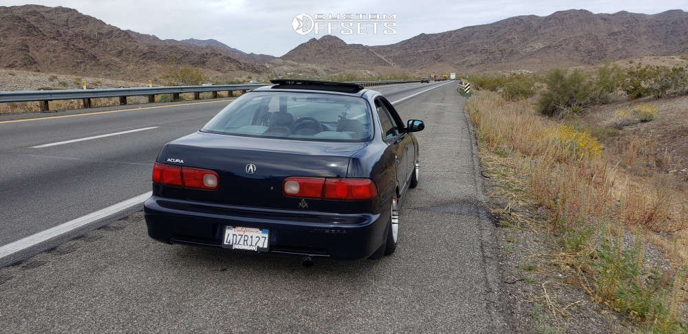 1999 Acura Integra with 15x8 25 Chikara Rs7 and 195/55R15 Nankang ...