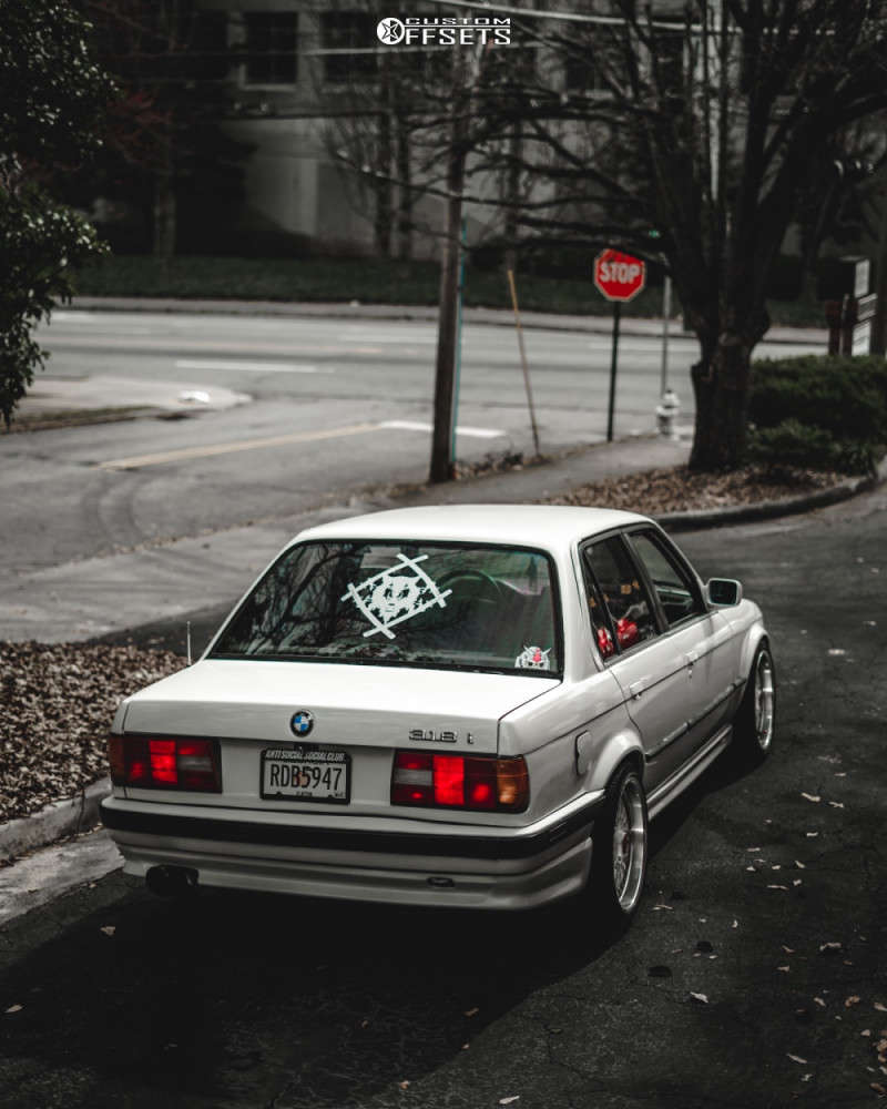 1991 BMW 318i with 17x8.5 20 BBS Rc090 and 215/40R17 Toyo Tires Proxes ...