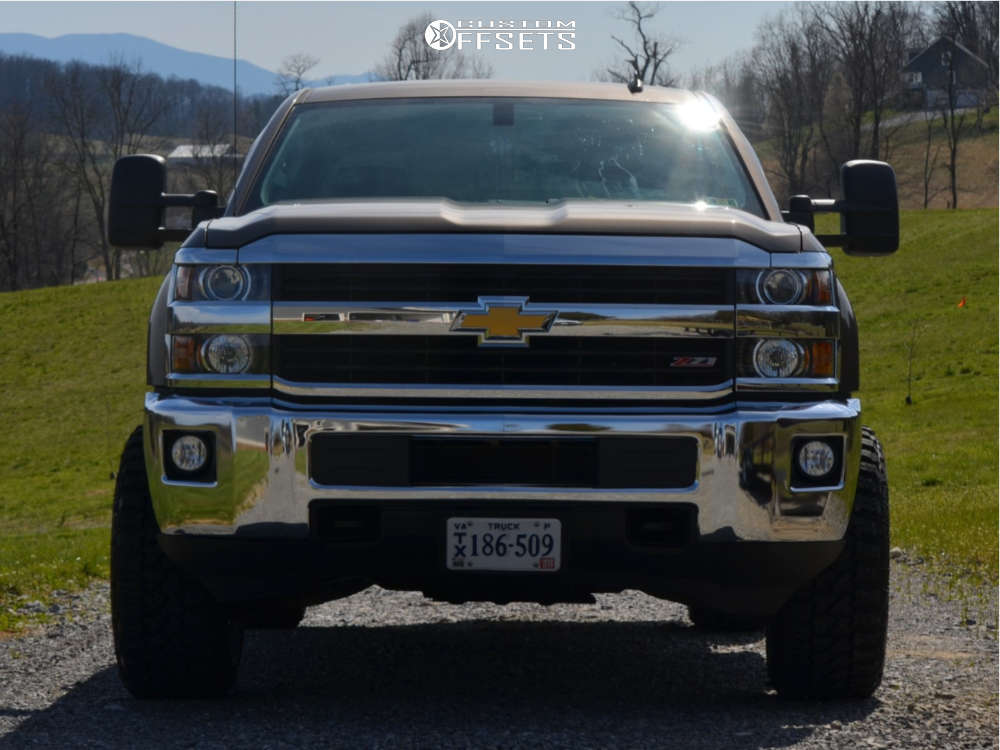 2015 Chevrolet Silverado 2500 HD with 22x12 -44 American Truxx Vortex ...