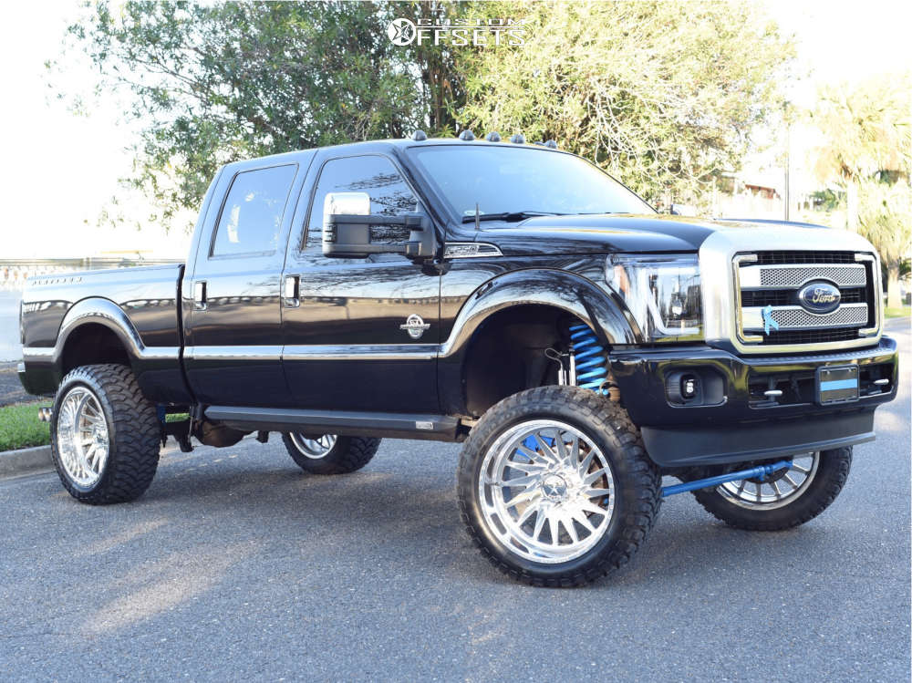 2015 Ford F-250 Super Duty with 24x12 -55 American Force Morph CC and ...