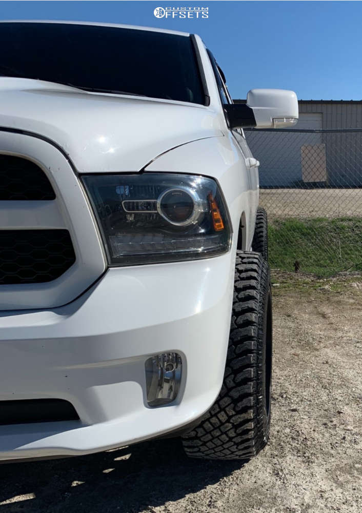 2014 Ram 1500 with 20x12 -44 Hostile Alpha and 33/12.5R20 Atturo Trail ...