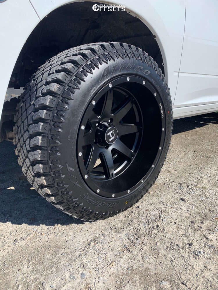 2014 Ram 1500 with 20x12 -44 Hostile Alpha and 33/12.5R20 Atturo Trail ...