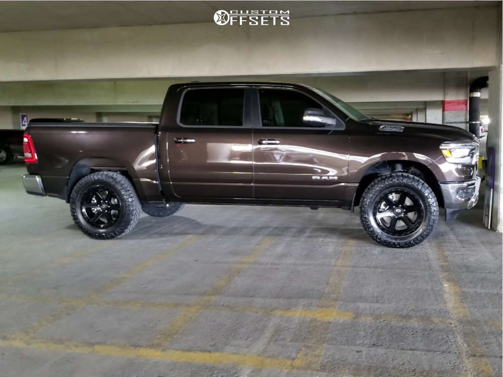 2019 Ram 1500 with 20x9 1 Fuel Ripper and 35/11.5R20 Nitto Ridge ...
