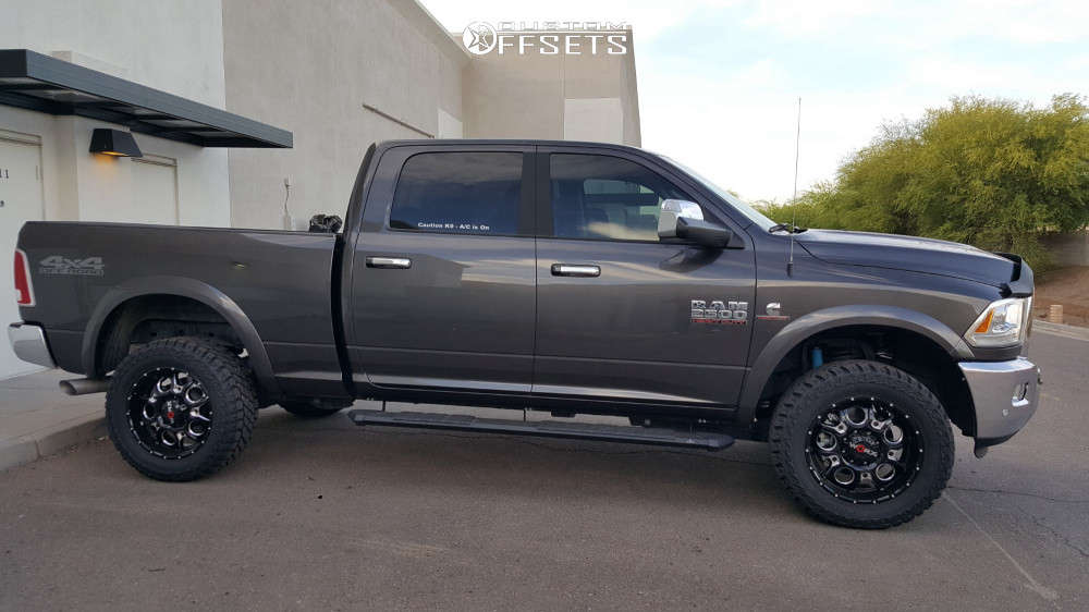 2018 Ram 2500 with 20x9 -12 Work Rebel and 305/55R20 Cooper Discoverer ...