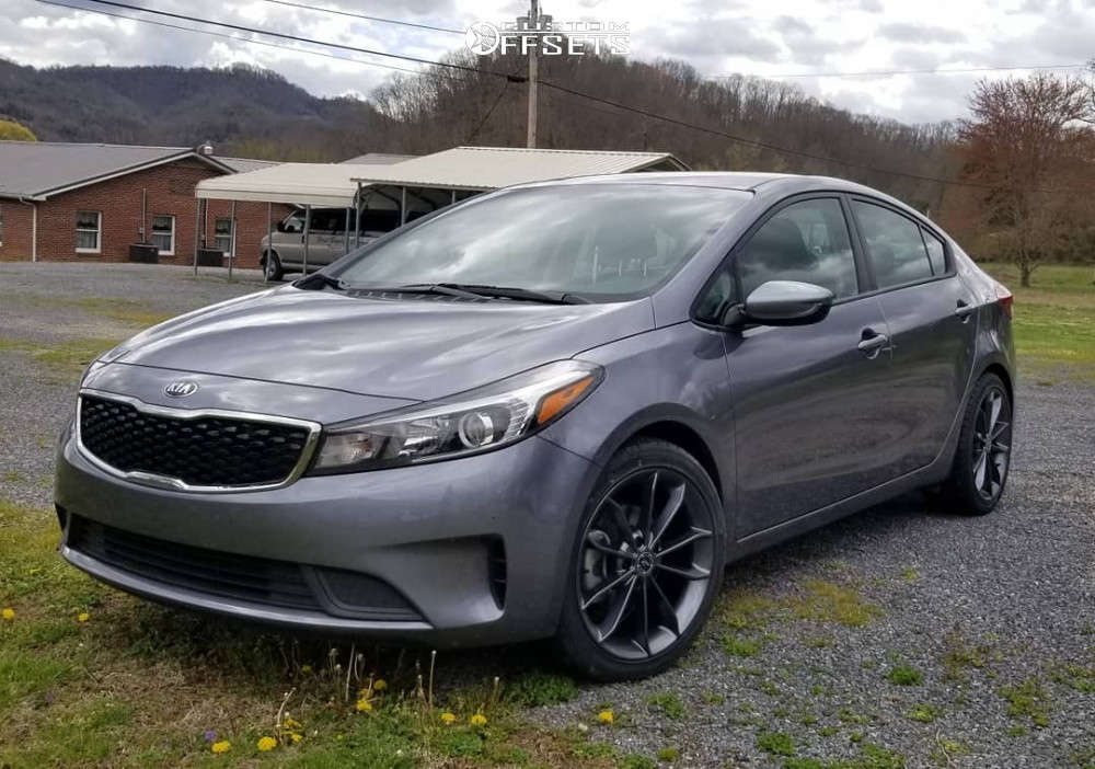 2018 Kia Forte with 18x8 35 Platinum Revelation and 235/40R18 Milestar ...