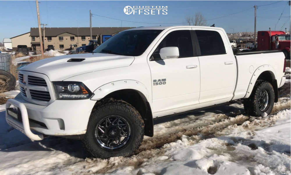 2013 Ram 1500 with 20x9 0 Dropstars 657BM and 35/12.5R20 Nitto Trail ...