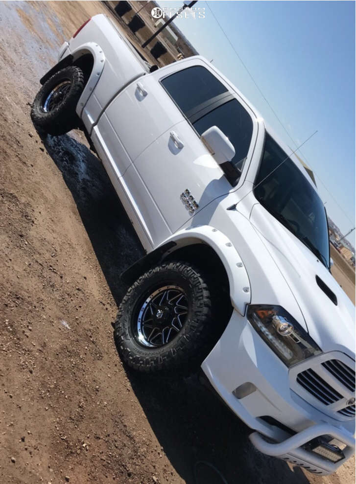 2013 Ram 1500 with 20x9 0 Dropstars 657BM and 35/12.5R20 Nitto Trail ...