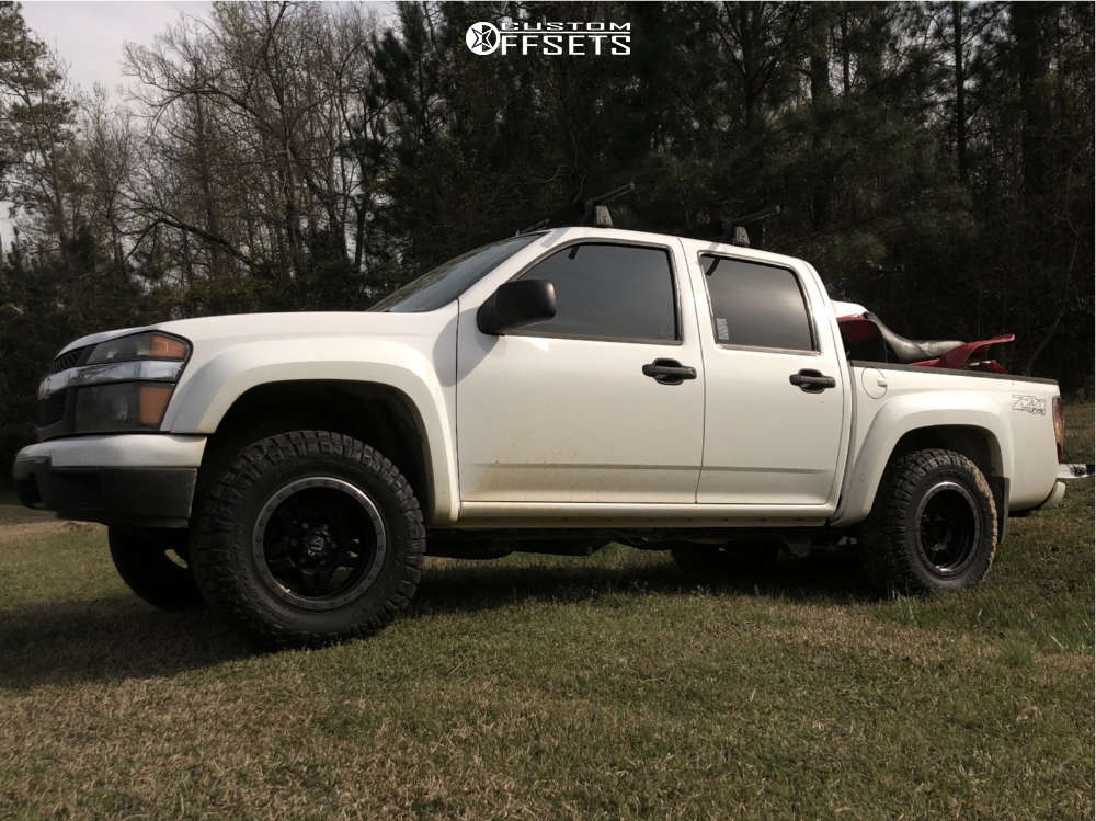 2005 Chevrolet Colorado with 17x9 -14 Fuel Anza and 265/70R17 Nitto ...