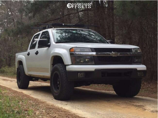 2005 Chevrolet Colorado with 17x9 -14 Fuel Anza and 265/70R17 Nitto ...