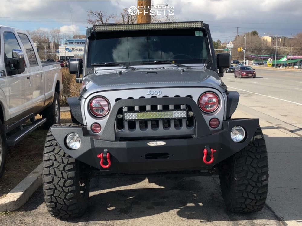 2015 Jeep Wrangler JK with 20x10 -18 Fuel Beast and 37/12.5R20 Cooper ...
