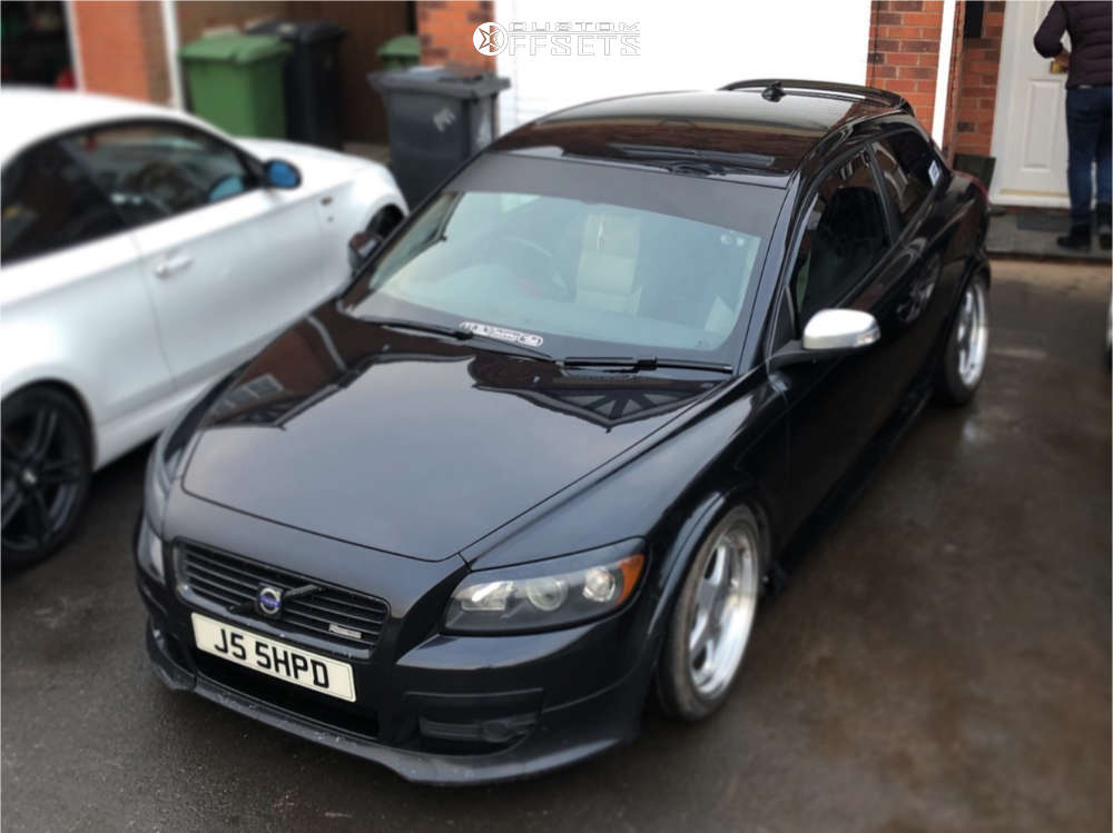2008 Volvo C30 with 18x8 40 Dare F5 and 225/40R18 Landsail Lsv88 and ...