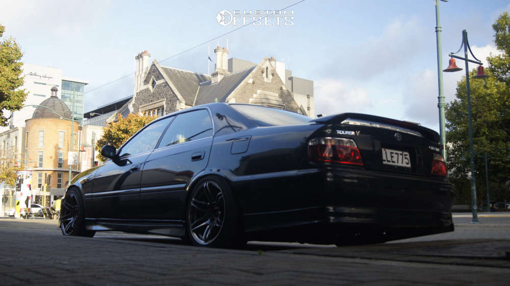 1998 Toyota Chaser with 17x9 10 Cosmis Racing Mrii and 225/40R17 ...