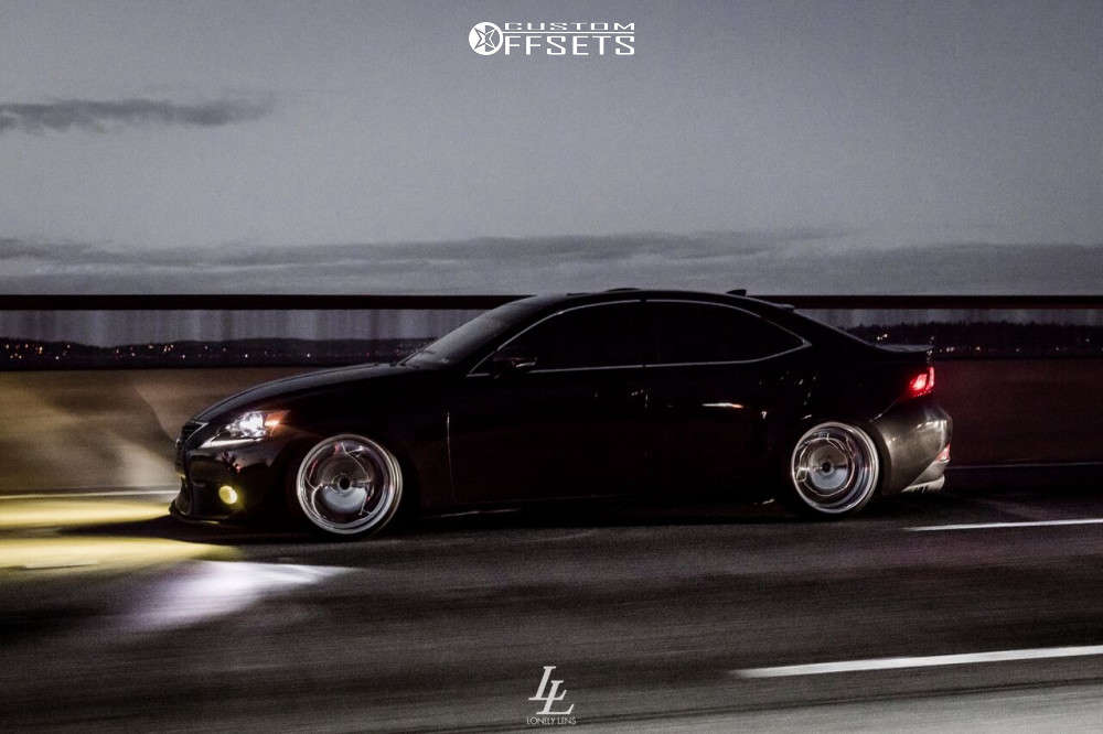 2016 Lexus IS250 with 19x9.5 26 Weds Bazreia and 215/35R19 Nitto Neo ...