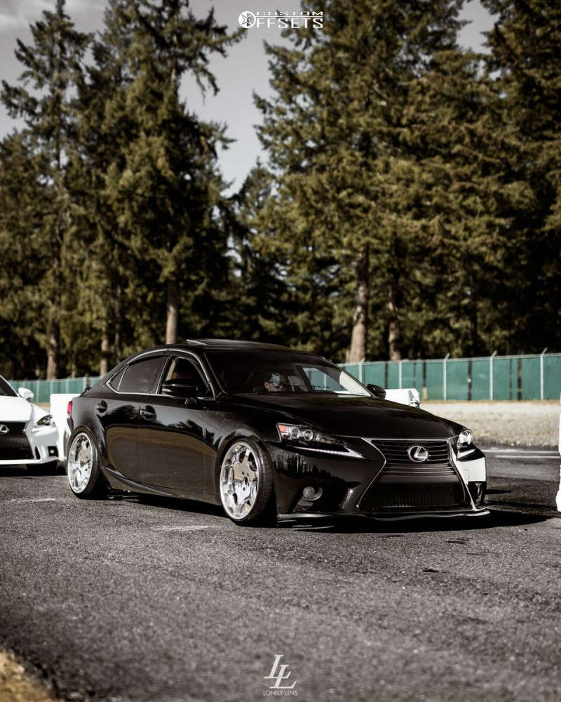 2016 Lexus IS250 with 19x9.5 26 Weds Bazreia and 215/35R19 Nitto Neo ...