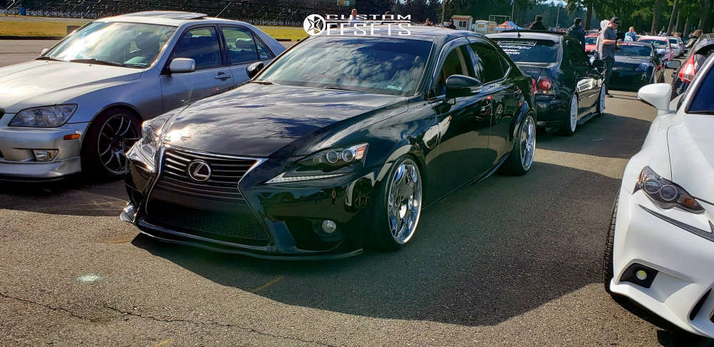 2016 Lexus IS250 with 19x9.5 26 Weds Bazreia and 215/35R19 Nitto Neo ...