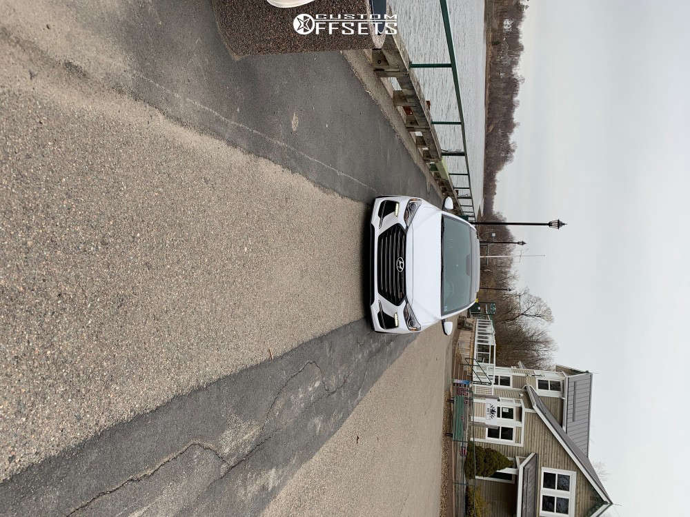 2018 Hyundai Elantra with 18x9.5 35 Fast Wheels Dime and 215/35R18 ...