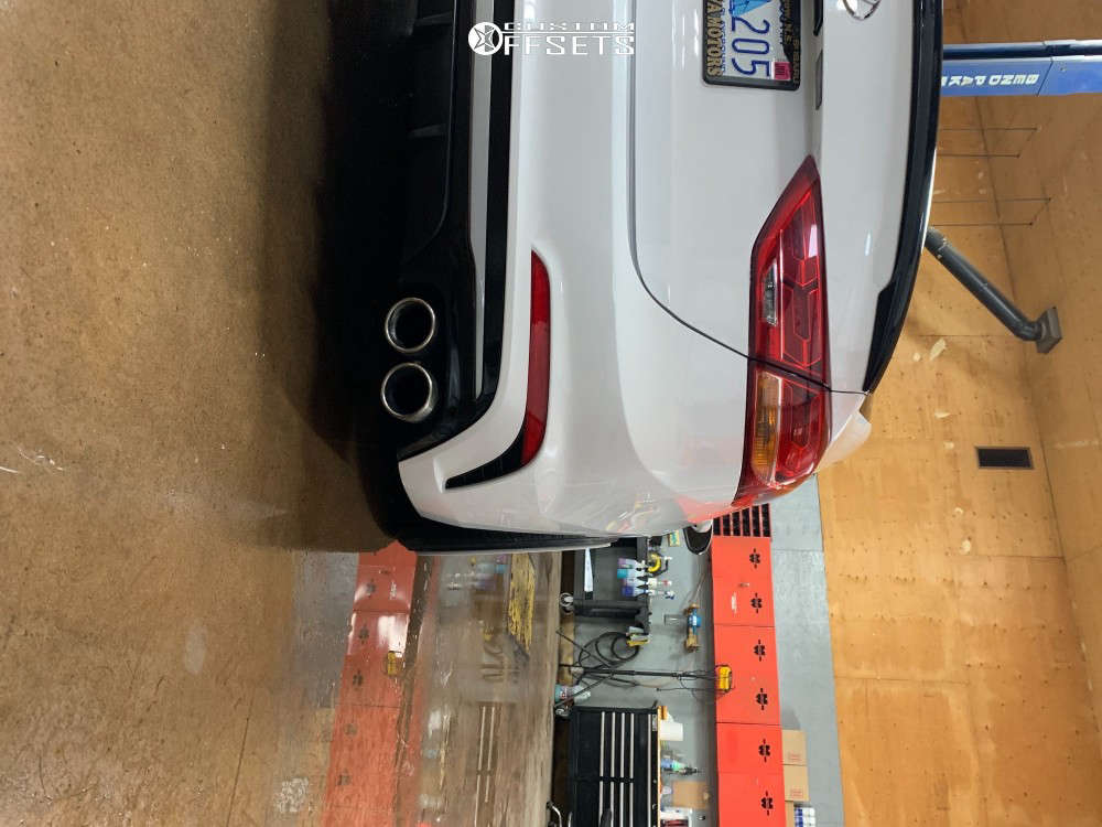 2018 Hyundai Elantra with 18x9.5 35 Fast Wheels Dime and 215/35R18 ...