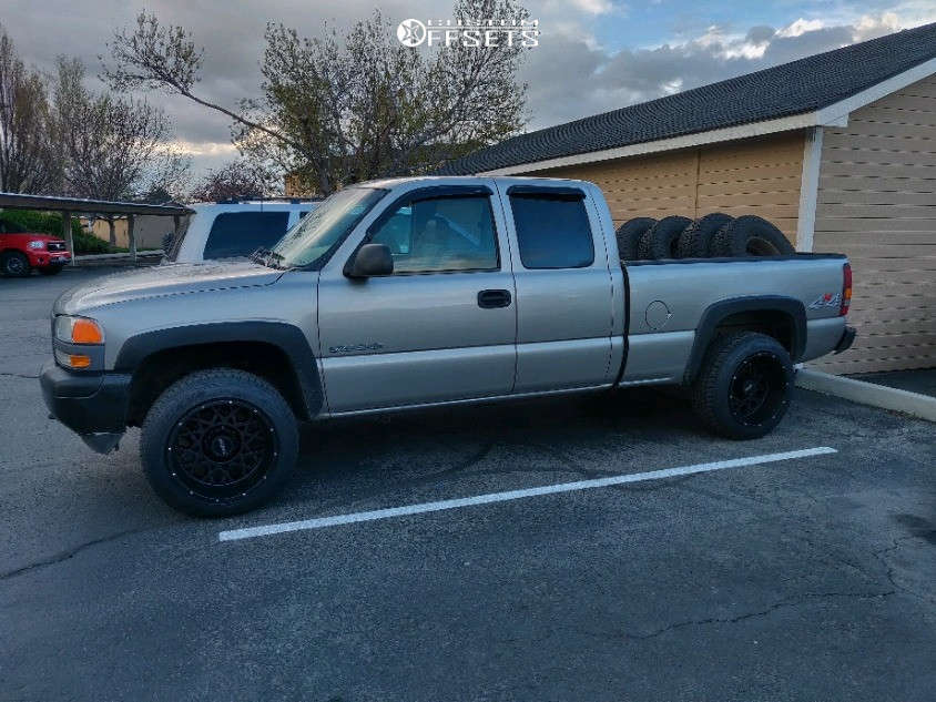 2002 GMC Sierra 2500 with 20x12 -51 Vision Rocker and 275/55R20 Atturo ...