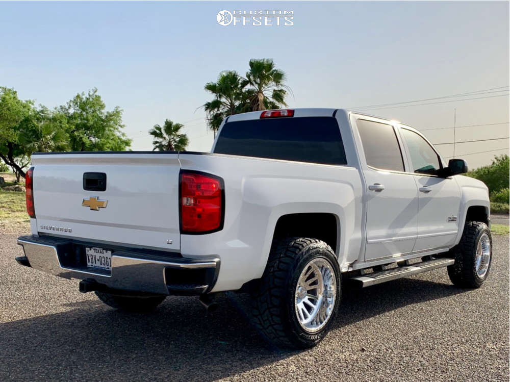 2016 Chevrolet Silverado 1500 with 20x12 -55 American Force Quantum Cc ...