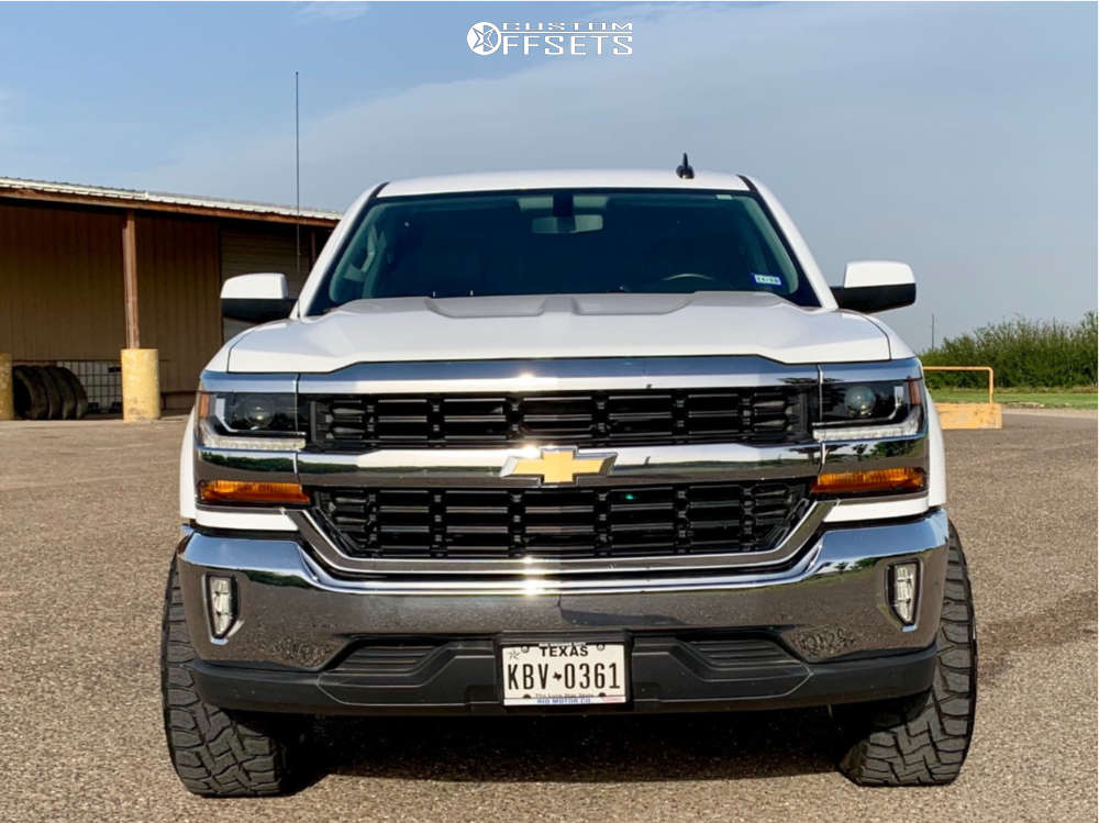 2016 Chevrolet Silverado 1500 with 20x12 -55 American Force Quantum Cc ...