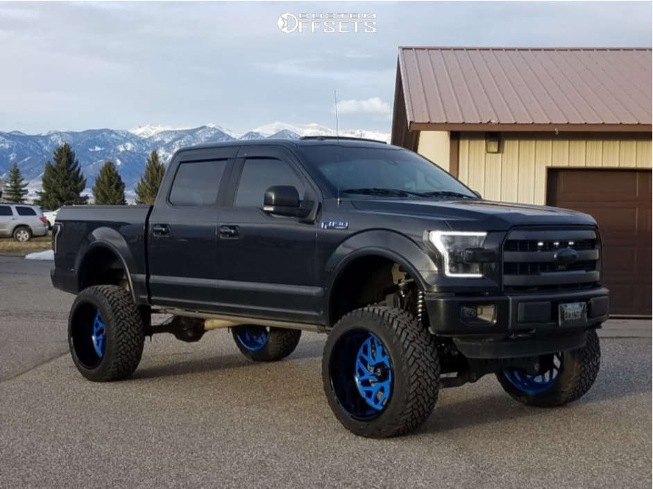 2015 Ford F-150 with 24x14 -76 Fuel Forged Ff29 and 37/13.5R24 Fuel Mud ...