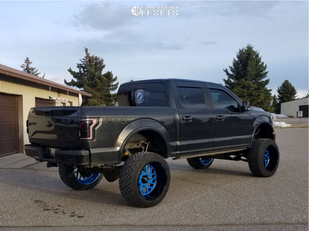 2015 Ford F-150 with 24x14 -76 Fuel Forged Ff29 and 37/13.5R24 Fuel Mud ...