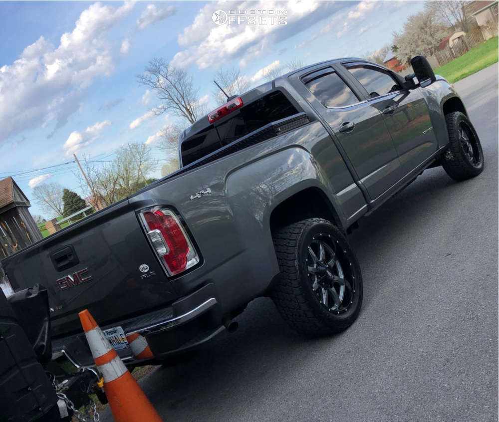 2018 GMC Canyon with 20x9 0 Moto Metal Mo970 and 265/50R20 Nitto Terra ...