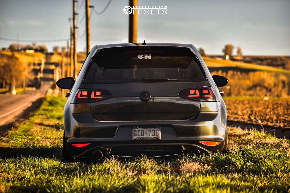 2017 Volkswagen GTI with 19x8.5 45 Rotiform Kps and 235/35R19 Nitto ...