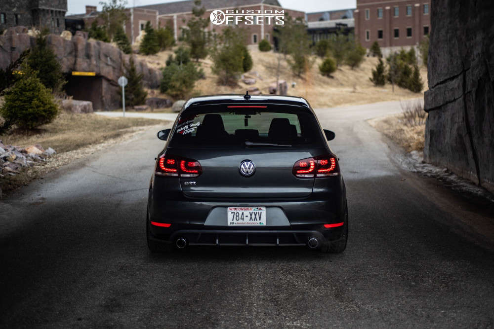 2013 Volkswagen GTI with 18x8.5 43 Konig Ampliform and 225/40R18 Nitto ...