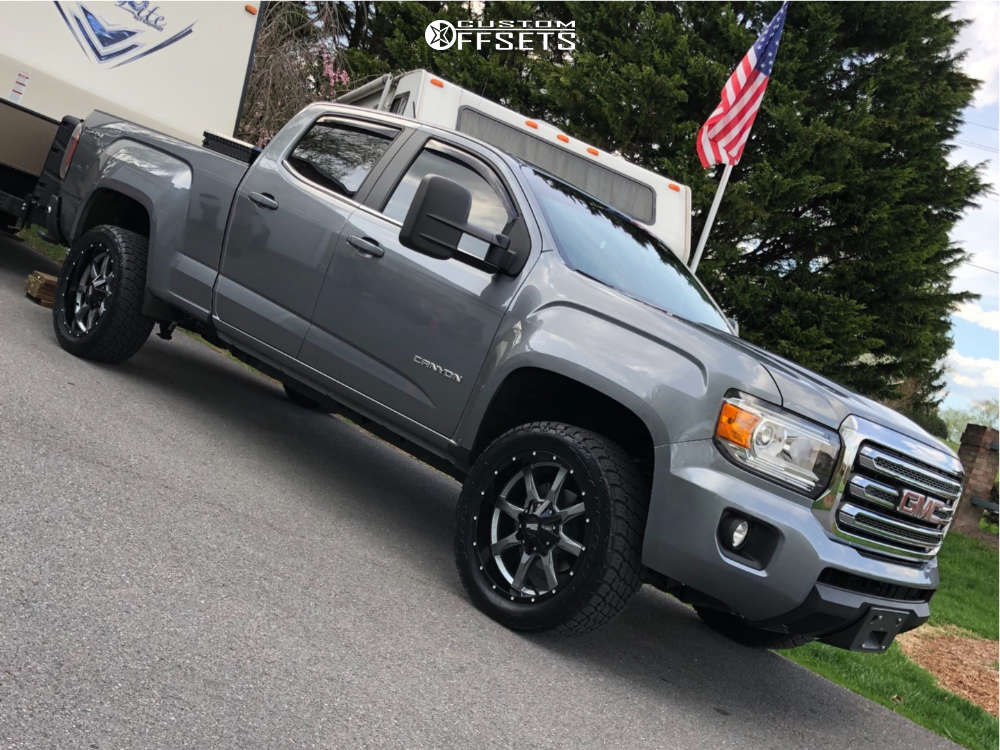 2018 GMC Canyon with 20x9 Moto Metal Mo970 and 265/50R20 Nitto Terra ...