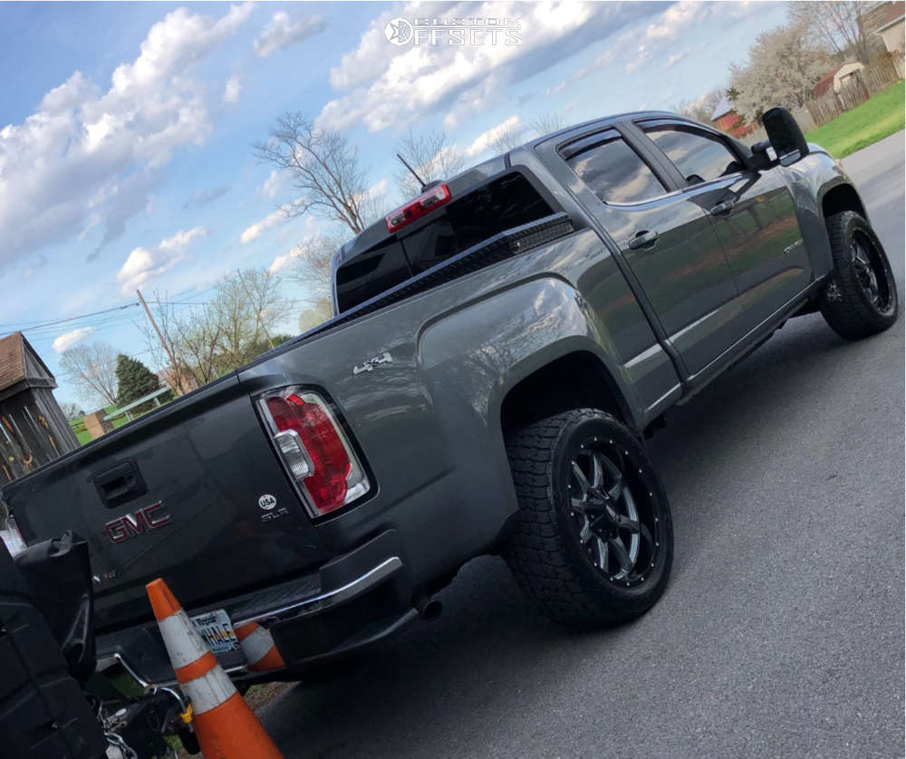 2018 GMC Canyon with 20x9 0 Moto Metal Mo970 and 265/50R20 Nitto Terra ...
