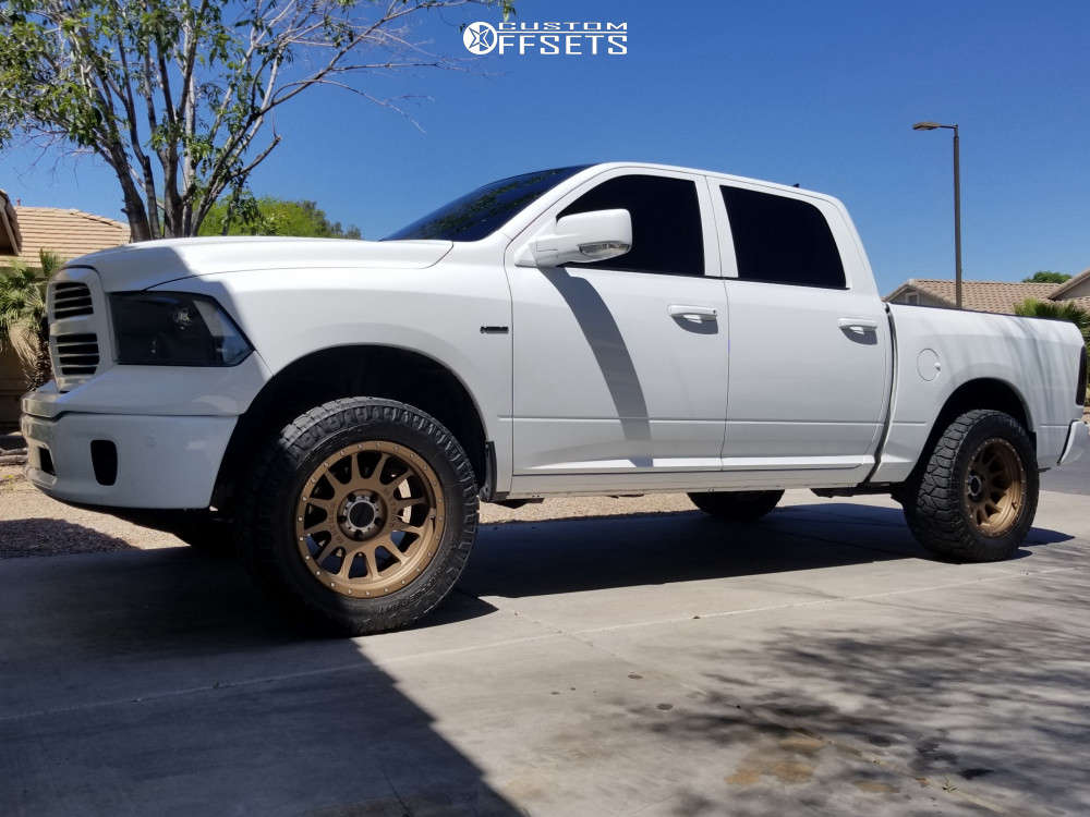 2016 Ram 1500 with 20x10 -24 Method Nv and 305/55R20 Nitto Exo Grappler ...