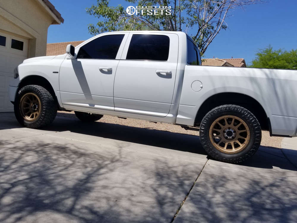 2016 Ram 1500 with 20x10 -24 Method Nv and 305/55R20 Nitto Exo Grappler ...